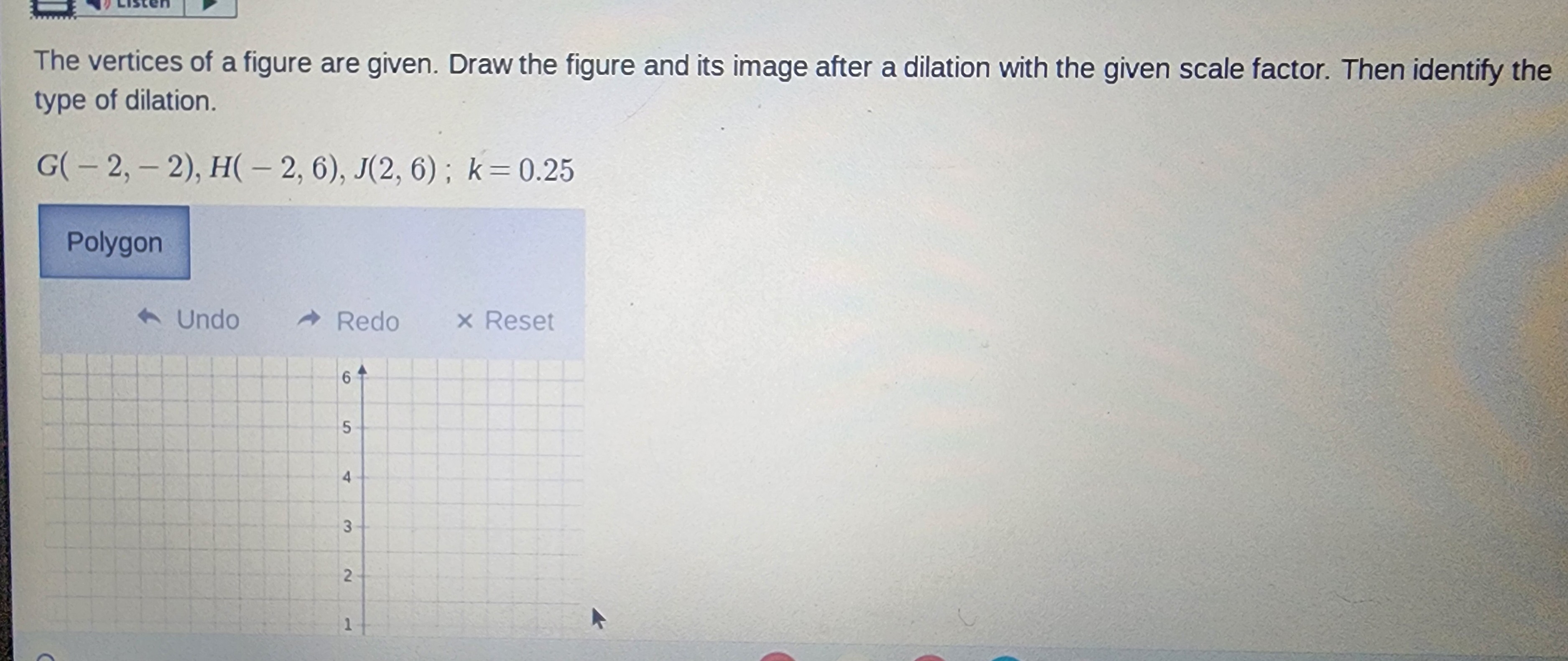 The vertices of a figure are given. Draw the | Solvely
