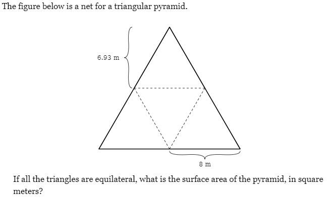 The figure below is a net for a triangular py | Solvely