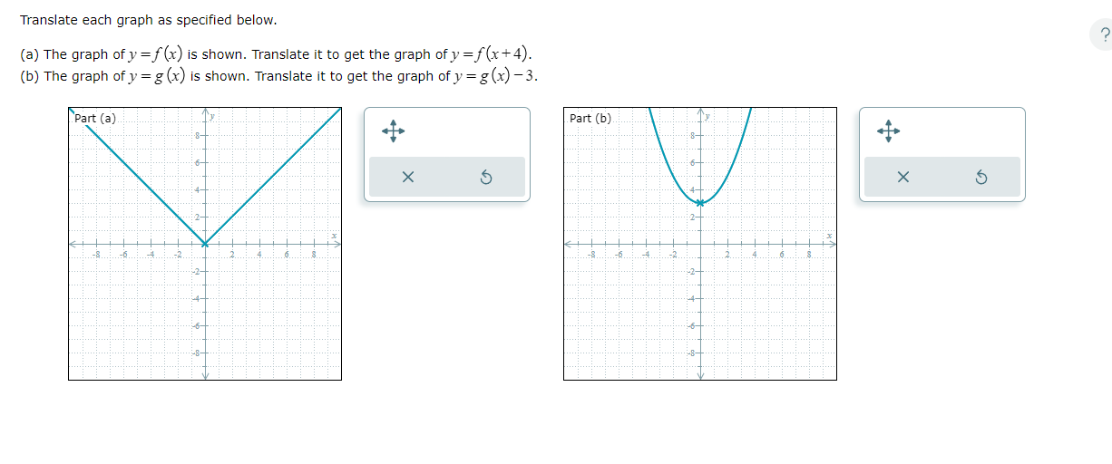 Translate Each Graph As Specified Below A Solvely 